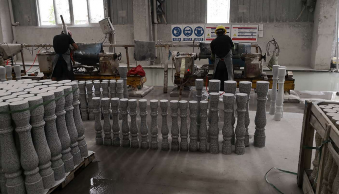 Low Noise Stone Profiling Machinery for Baluster & Column Polishing Machine