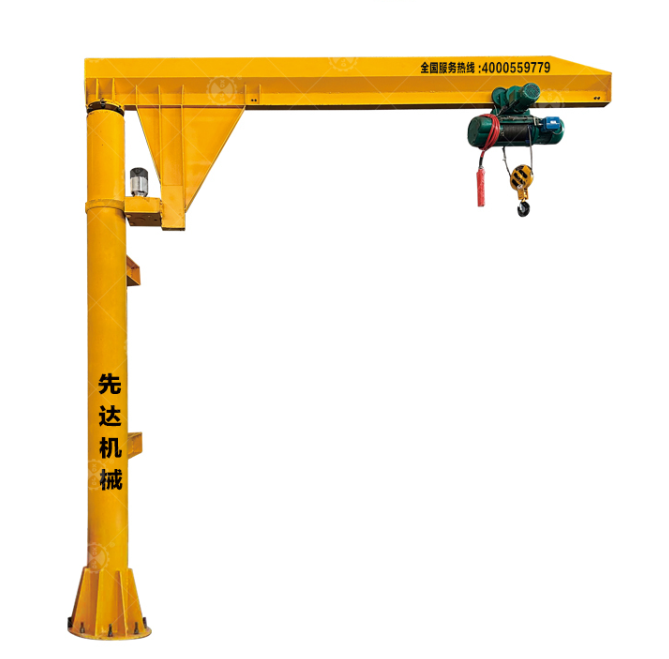 1 Ton Single Arm Stone Crane - Heavy-Duty Lifting Equipment